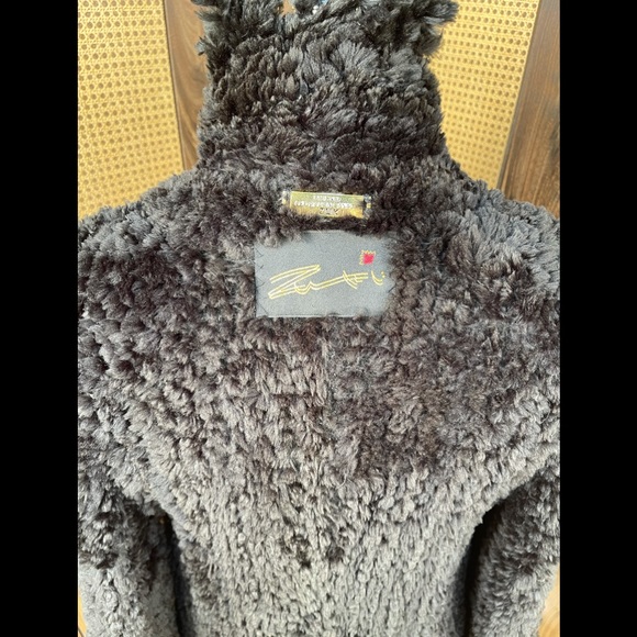 Zuki | Jackets & Coats | Zuki Designer Made In Canada Dyed Black Knit ...